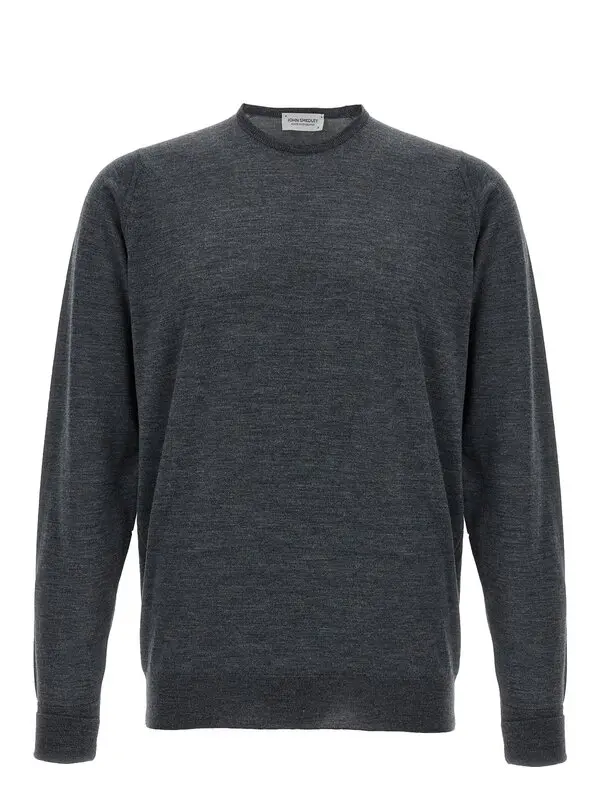 John Smedley Marcus Wool Sweater - Gray