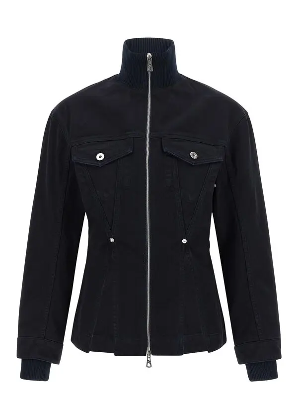 JEAN PAUL GAULTIER The Slit Denim Jacket - Blue
