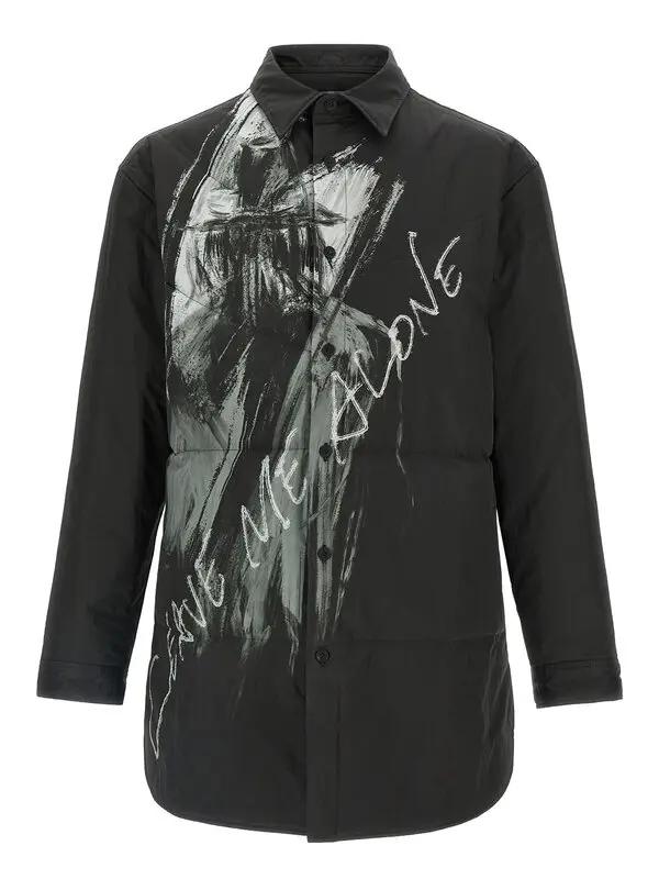 Yohji Yamamoto Padded Overshirt - Black