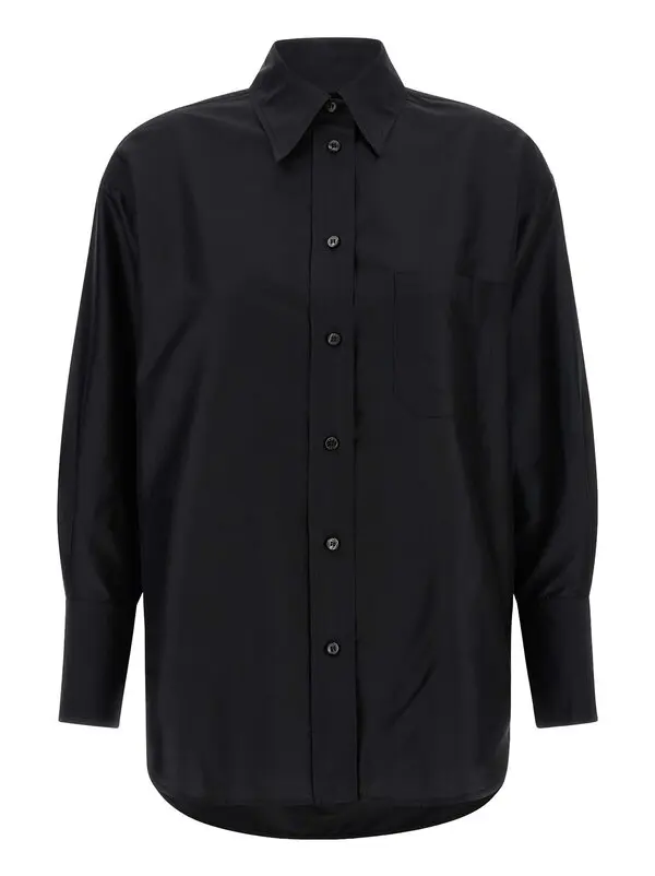 Alberto Biani Silk Shirt - Black