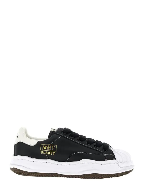 Mihara Yasuhiro Blakey Leather Sneakers - White/black
