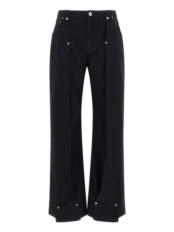 JEAN PAUL GAULTIER Snap-button Denim Jeans - Blue