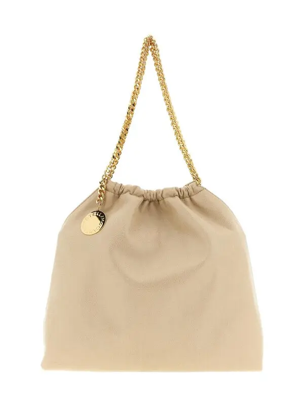 Stella McCartney Falabella Drawstring' Shoulder Bag - Beige