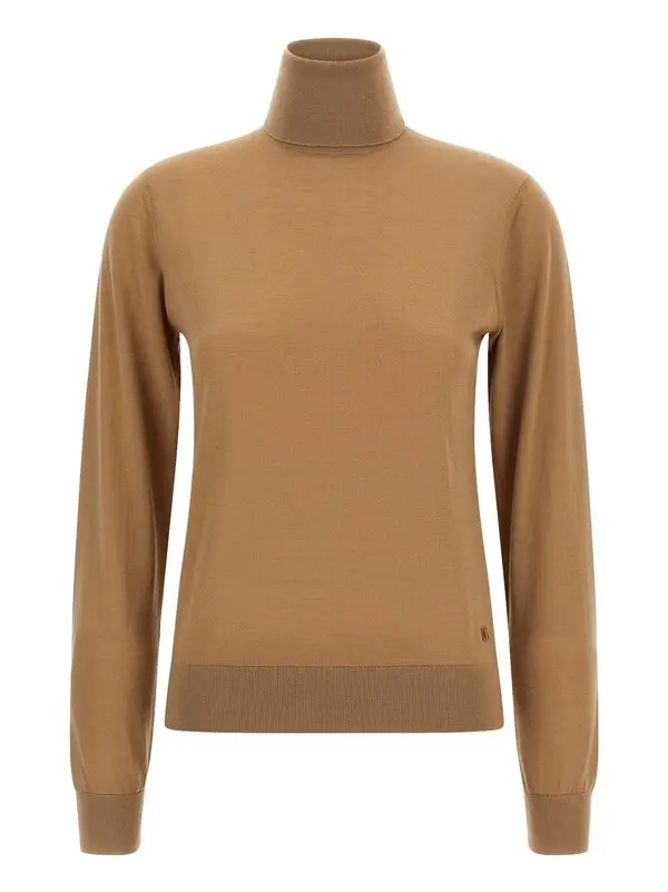 Dolce & Gabbana Cashmere Turtleneck Sweater - Beige