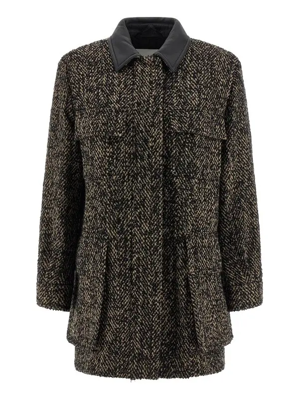Max Mara Angio Wool Tweed Jacket - Multi