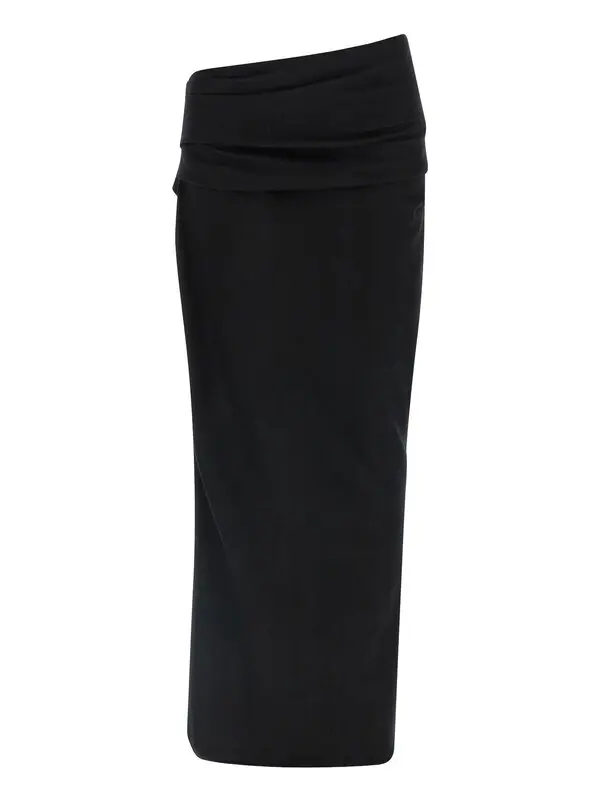 ENTIRE STUDIOS Stretch Wool Skirt - Black