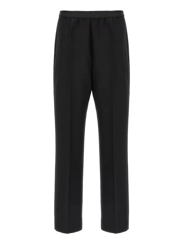 MAISON MARGIELA Virgin Wool Trousers - Black