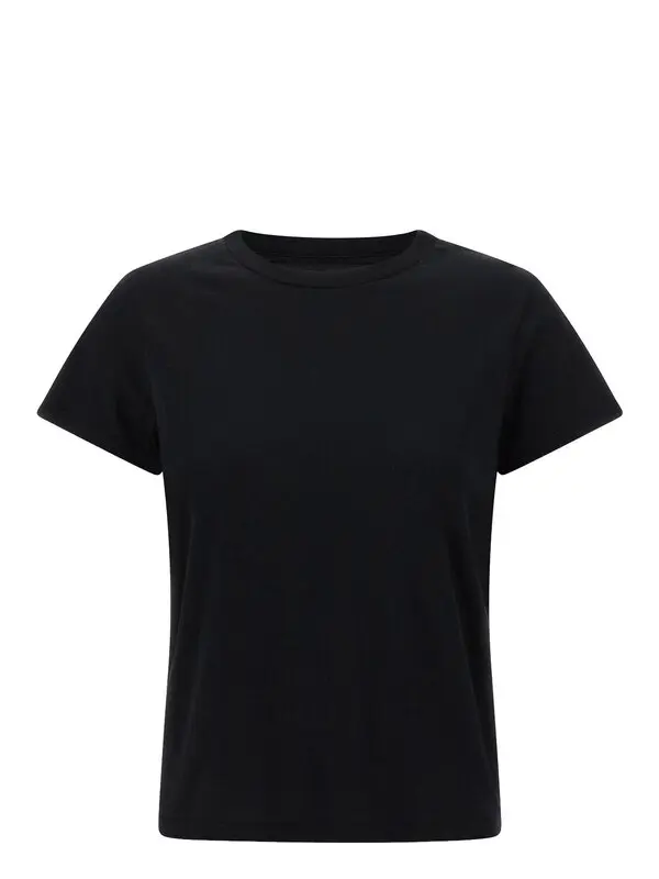 MOTHER The Lil Goodie Goodie Cotton T-shirt - Black