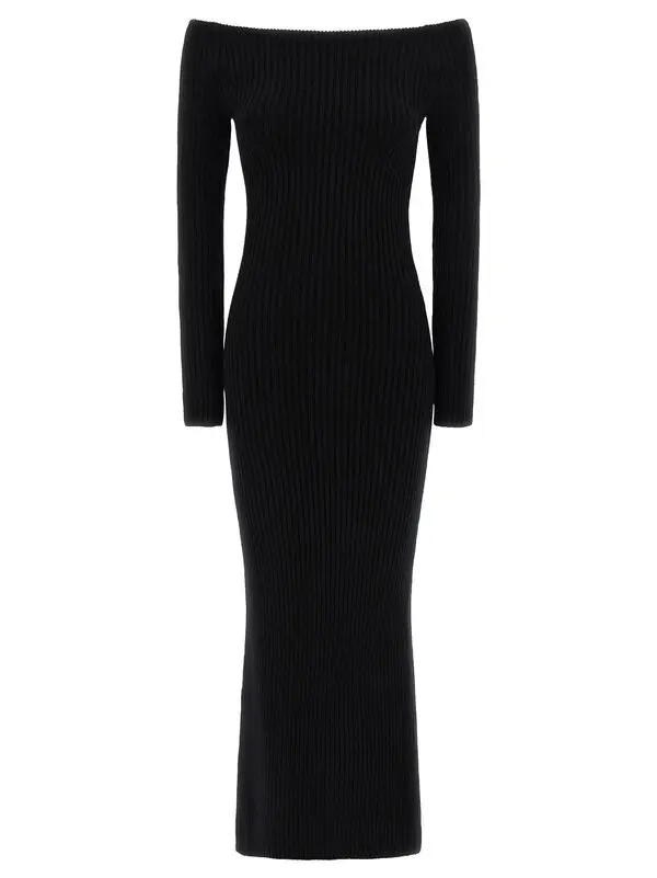 Max Mara Arnes1234 Long Dress - Black