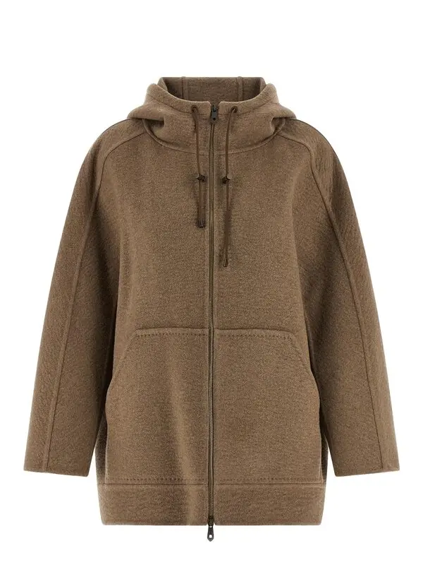 Max Mara Gradi Cashmere Coat - Brown
