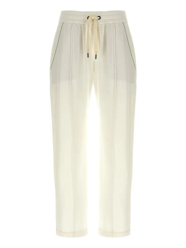 Brunello Cucinelli Monile Joggers - White