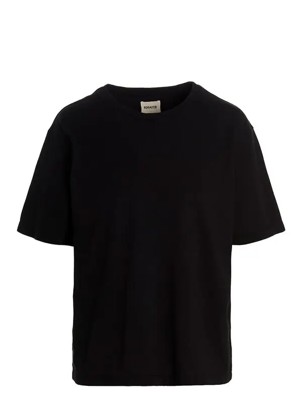 Khaite Mae Cotton T-shirt - Black
