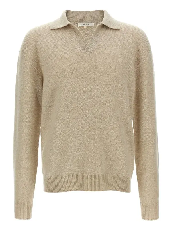 THE ROW Leach' Polo Shirt - Beige