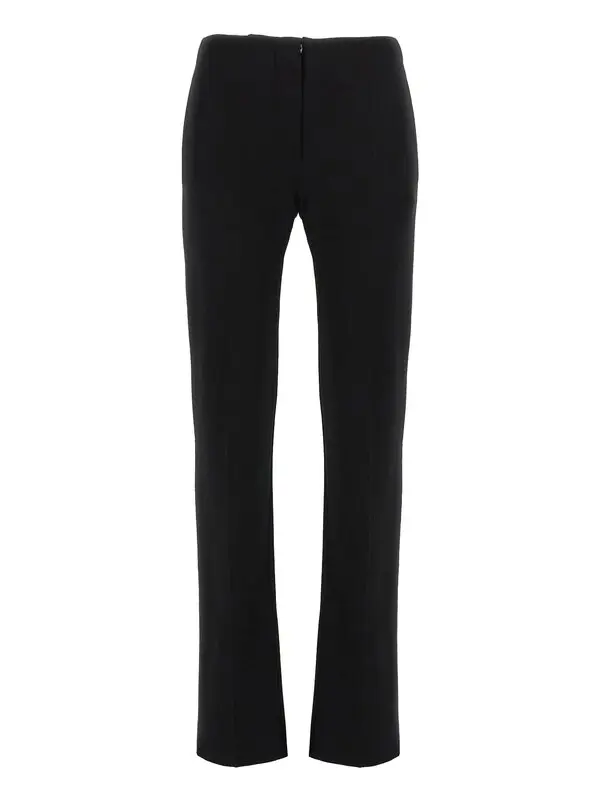 Sportmax Earry1 Stretch Viscose Trousers - Black