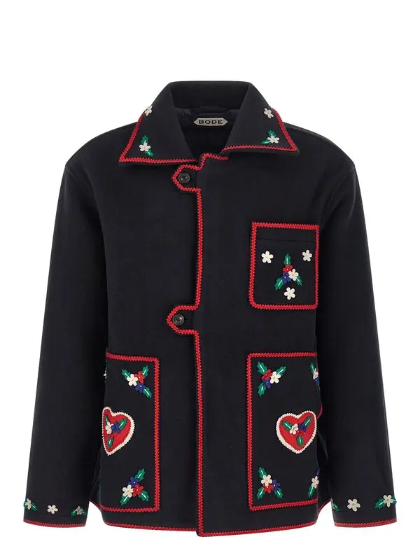 BODE Carroll Wool Jacket - Blue