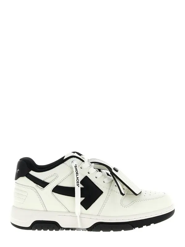 Off-White Out Of Office Leather Sneakers - White/black