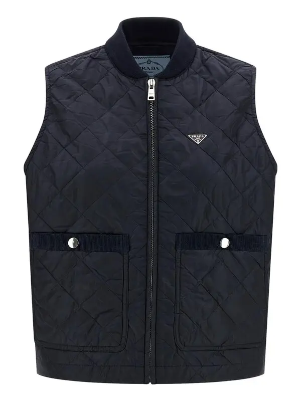 Prada Re-nylon Vest - Blue