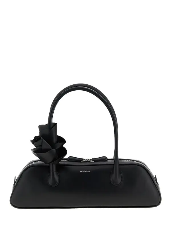 Magda Butrym Brigitte Leather Shoulder Bag - Black