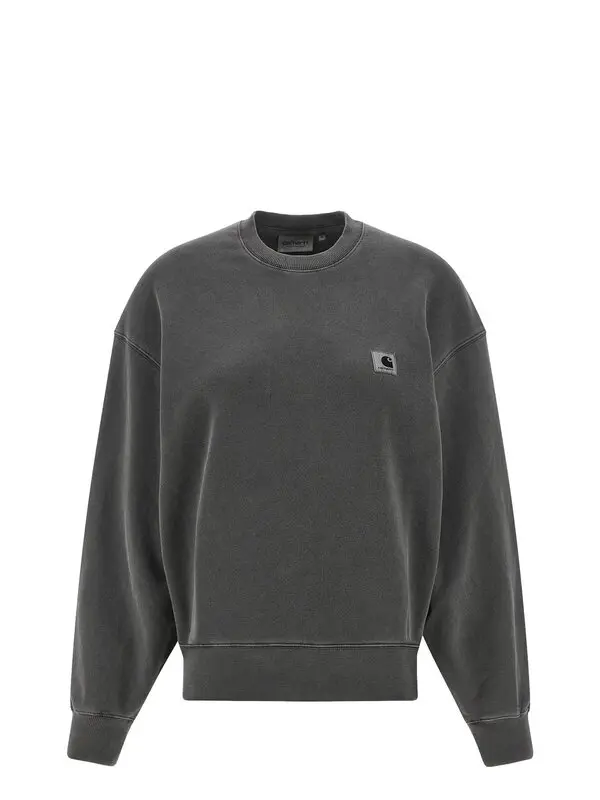 Carhartt Work In Progress Nelson Cotton Sweatshirt - Gray