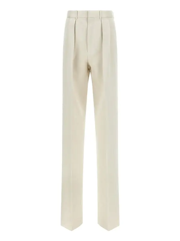 TOM FORD Double Pinch Trousers - Beige