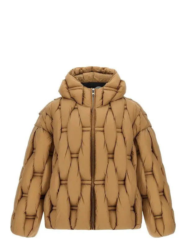 RAXXY Braided 3d Down Jacket - Beige