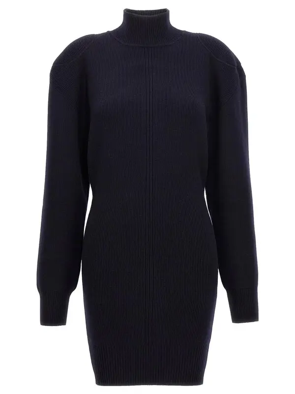 Stella McCartney Wool Blend Knitted Dress - Blue