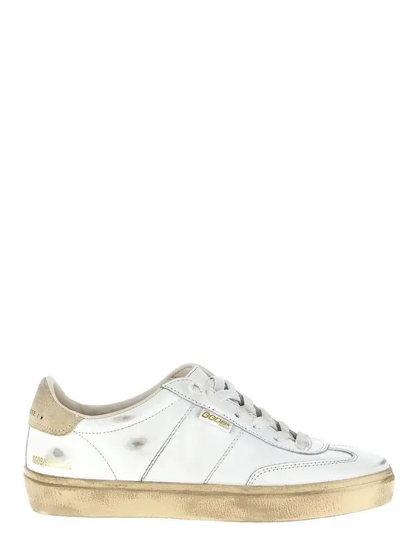 GOLDEN GOOSE Soul Star Leather Sneakers - White