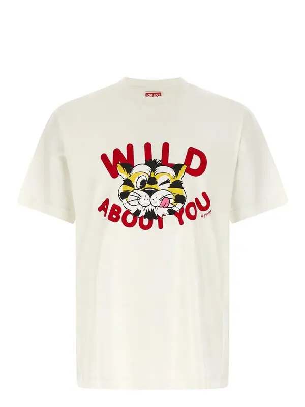 Kenzo Wild Tiger' T-shirt - White