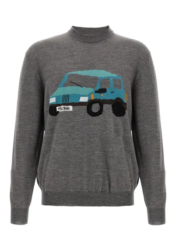 MAGLIANO Pandino Wool Sweater - Gray