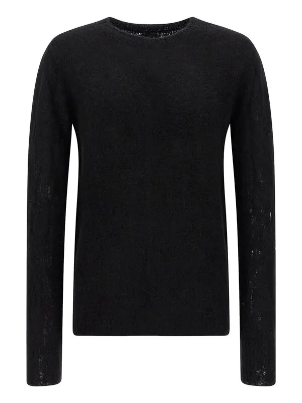 THOM KROM Alpaca Wool Sweater - Black