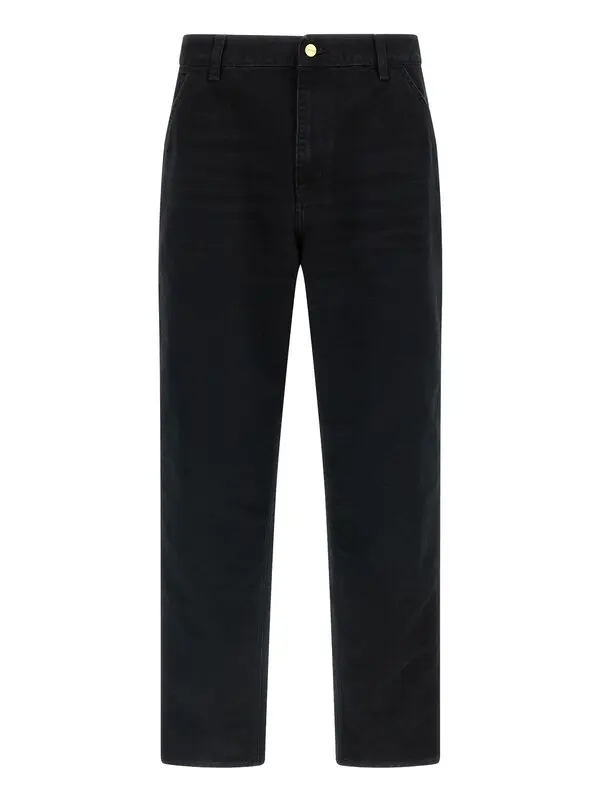 Carhartt Work In Progress Dearborn Cotton Canvas Jeans - Black
