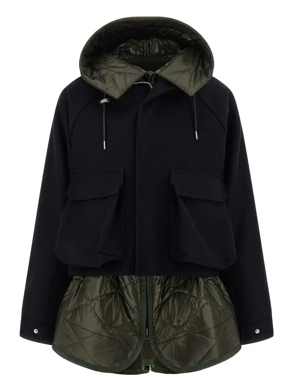 Sacai Melton Blouson - Multi