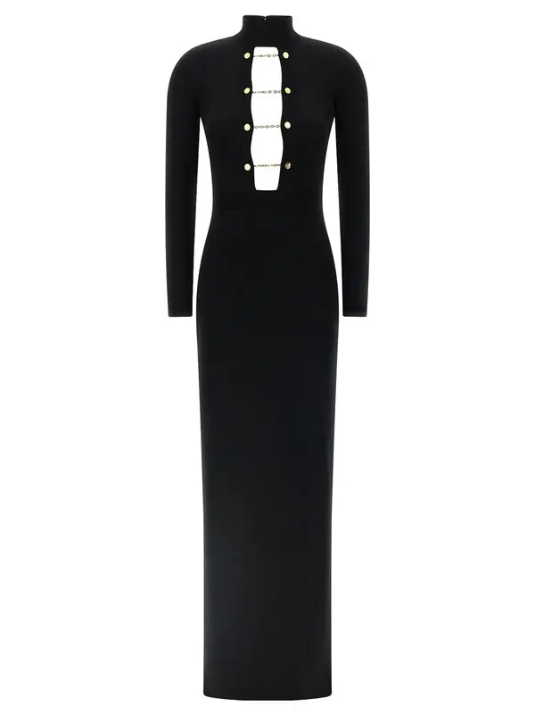 Elisabetta Franchi Red Carpet Dress - Black