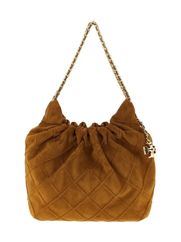 Tory Burch Fleming Mini Handbag - Brown