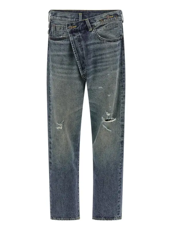 R13 Crossover Denim Jeans - Blue