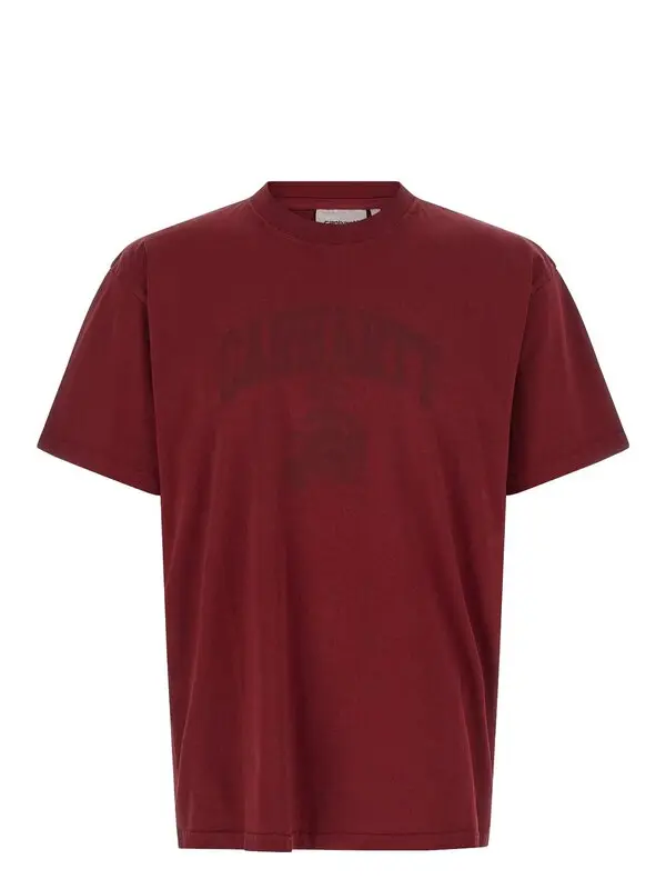 Carhartt Work In Progress Faded Pond Corps' T-shirt - Bordeaux