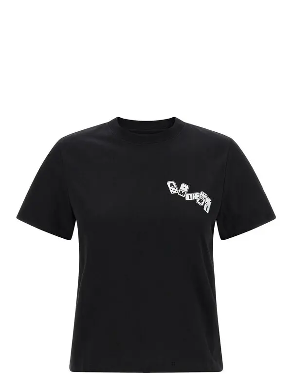 Amiri Domino Cotton T-shirt - Black