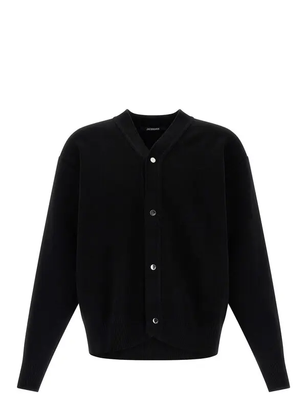 Jacquemus Le Cardigan Doppio Cardigan - Black