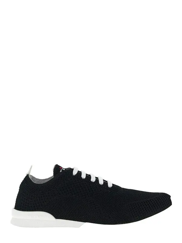 Kiton Technical Fabric Mesh Sneakers - Black