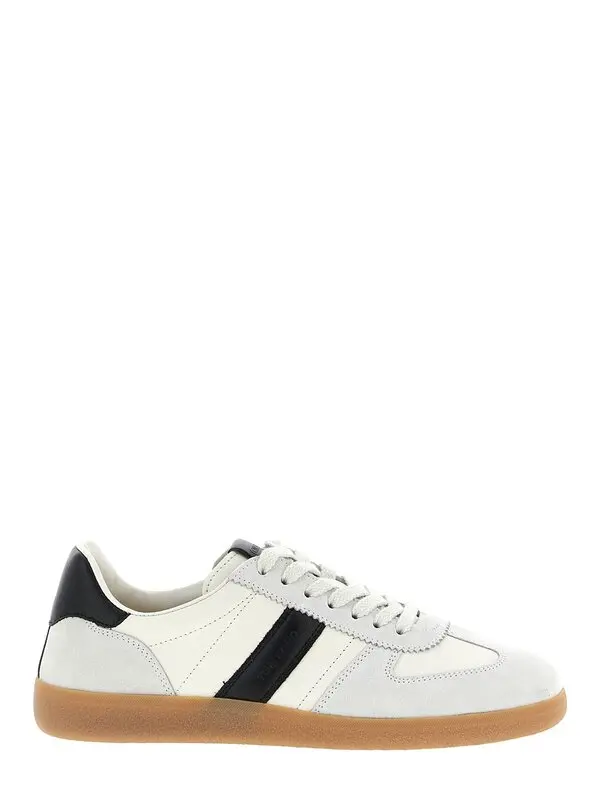 TOM FORD Terence Leather And Suede Sneakers - White/black