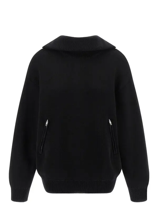 Balenciaga Back-to-front Sweater - Black