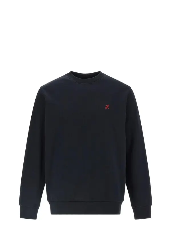 Gramicci Cotton Embroidered Sweatshirt - Blue