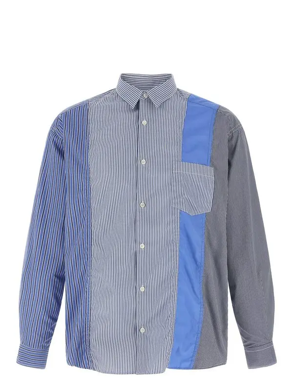 COMME DES GARҪONS HOMME Patchwork Shirt - Blue
