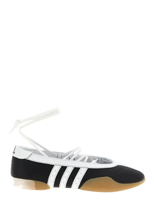 ADIDAS ORIGINALS Taekwondo Mei Leather Ballet Flats - White/black