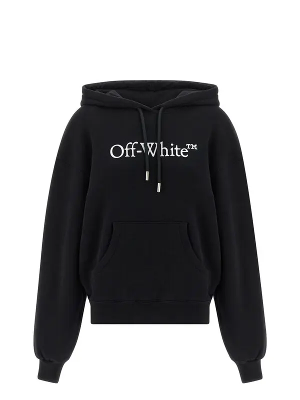 Off-White Big Logo Bookkish Hoodie - White/black