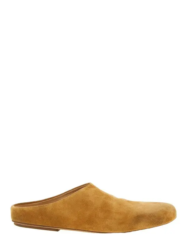 Marsèll Suede Passo Sabots - Brown