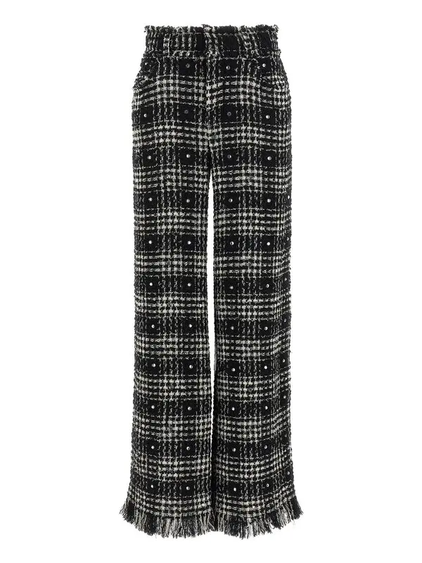 Giuseppe Di Morabito Prince Of Wales Pants - White/black