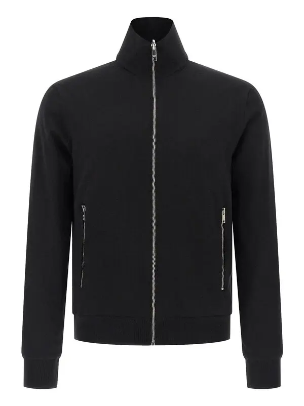 Prada Reversible Wool Knit Cardigan - Black