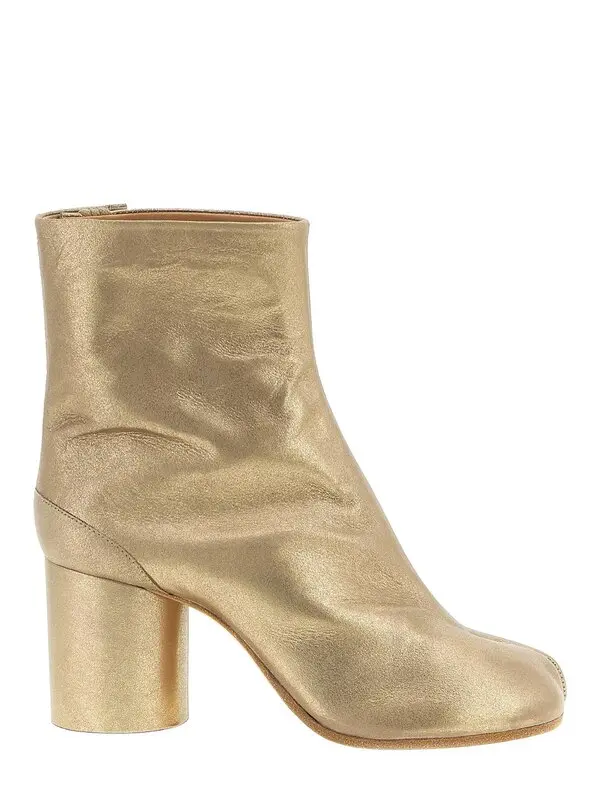 MAISON MARGIELA Tabi Ankle Boots - Gold