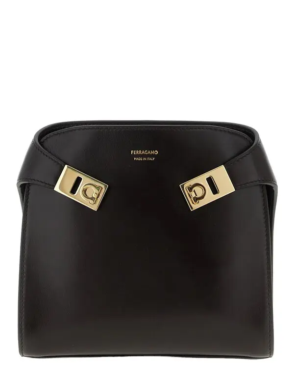 FERRAGAMO Hug Bb S' Belt Bag - Brown